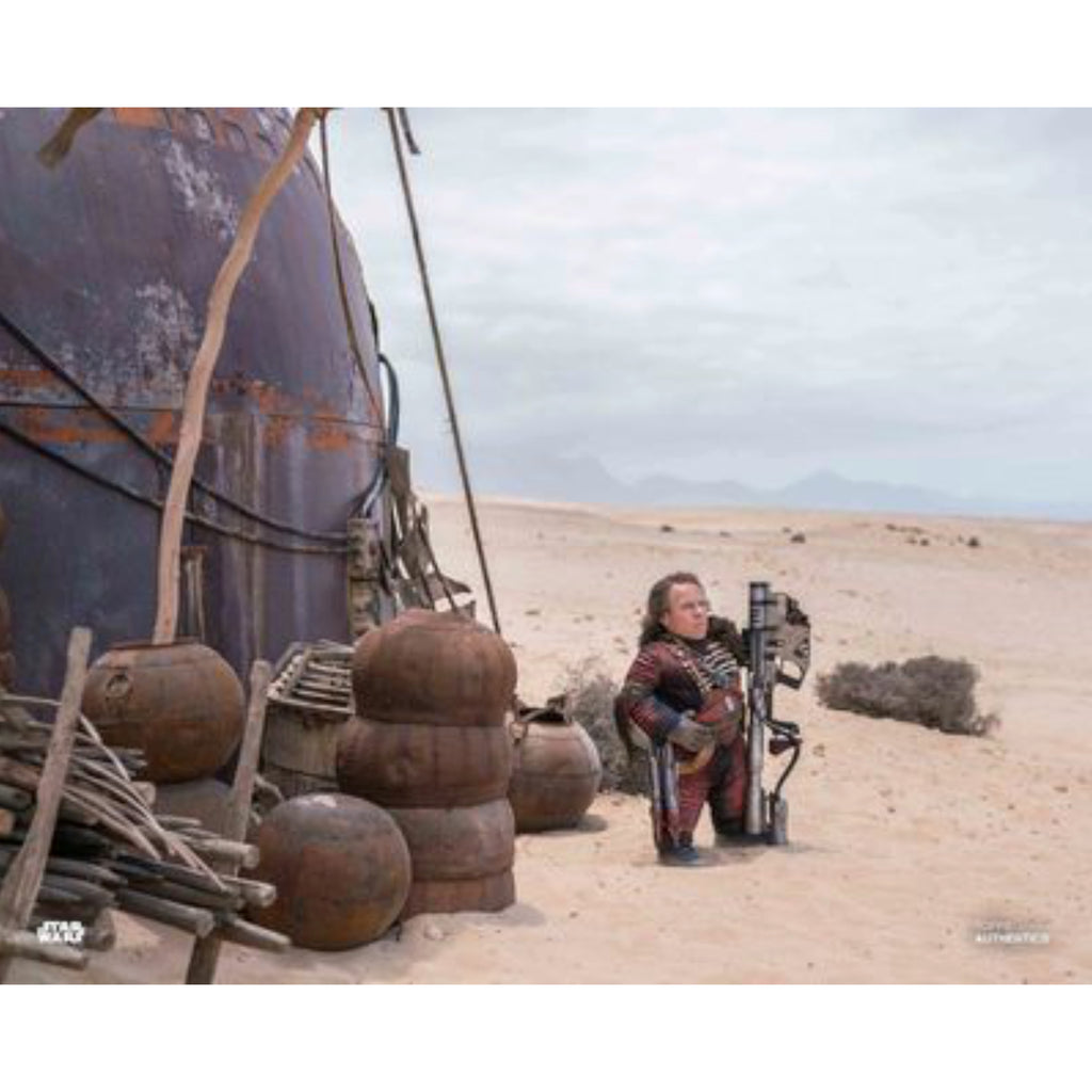 Weazel 10x8 Photo signed by Warwick Davis – The Signature Shop